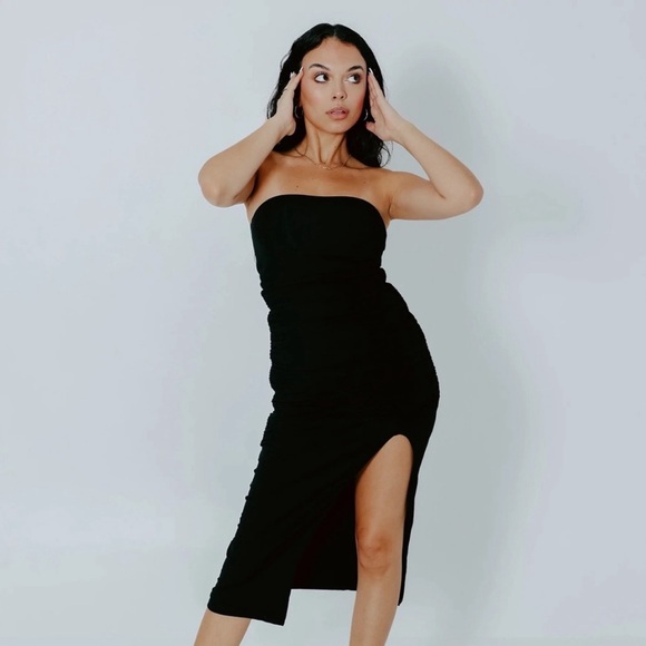 Klassy Network | Dresses | Nwt Klassy Network White Sexy Brami Tube Top Dress Medium | Poshmark